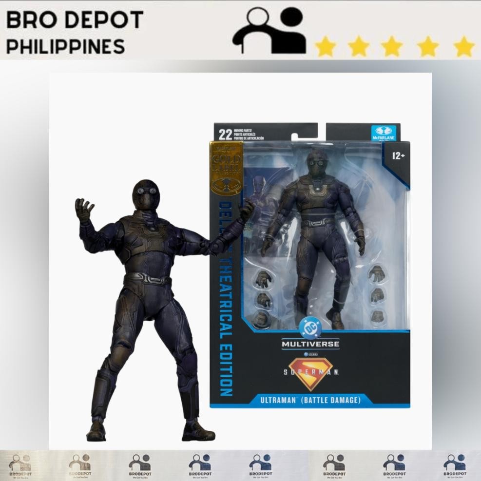 [Ready Stock] McFarlane DC Deluxe Theatrical 7" Ultraman (BATTLE DAMAGE ...