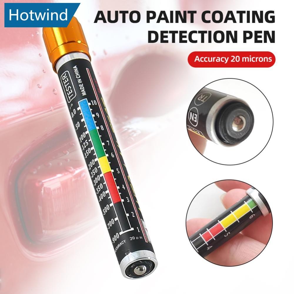 HW Car Paint Test Thickness Tester with Magnetic Tip Scale Meter Gauge ...