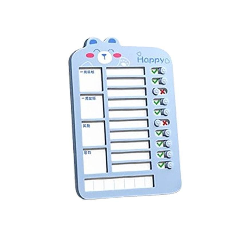 Time Management Daily Reminder Card Punch Card Self-Discipline Record ...