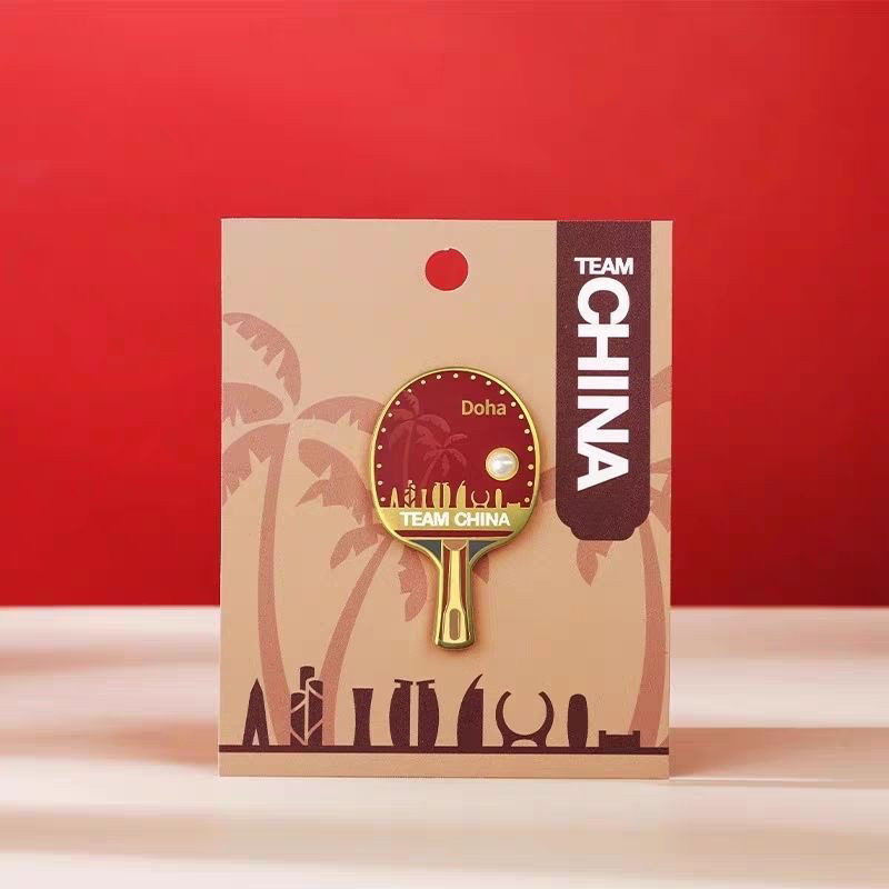 2025 Katardoha World Championship Racket Commemorative Badge ...