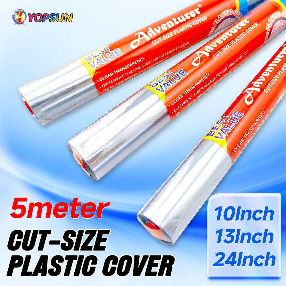 Plastic Book Cover Roll Customize Size 5Meter/Roll High Quality Easy To ...