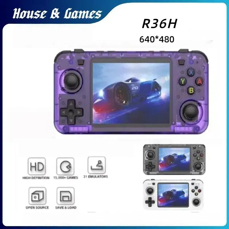 R36H Handheld Dual Joystick Arcade Retro Handheld Game Console | Shopee ...
