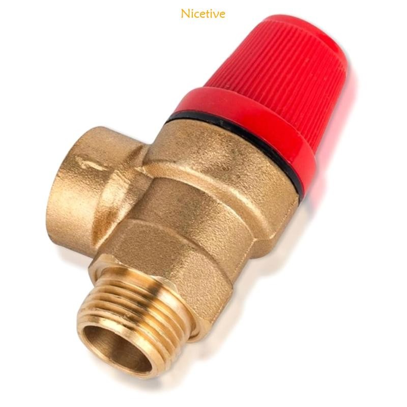 NICE Sturdy Brass Materials DN15 Safety Valves 1 2 Inch for Water Oil ...