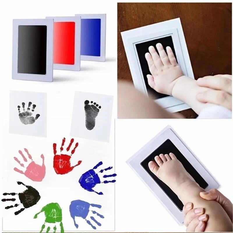 Newborn Baby Handprint Footprint Markers/ Print-free Non-toxic Ink ...