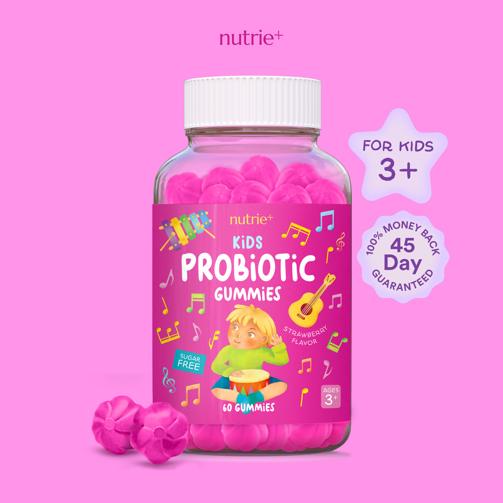 Nutrie Kids Probiotic Gummies 60pcs (Children's Gut Defense & Digestive ...