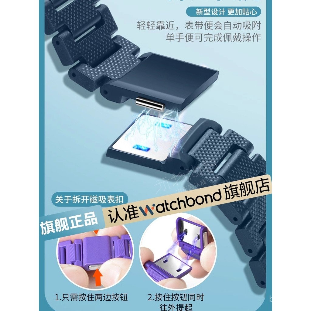 Suitable for Little Genius Smart Watch Z11/Z10/Z9Strap/Z8Wristband Z8A/Z7Magnetic Snap Button ...