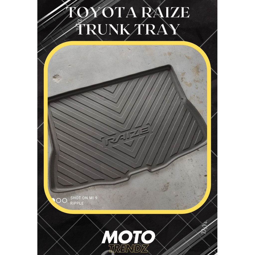Toyota raize 2022-2025 cargo trunk tray matting | Shopee Philippines