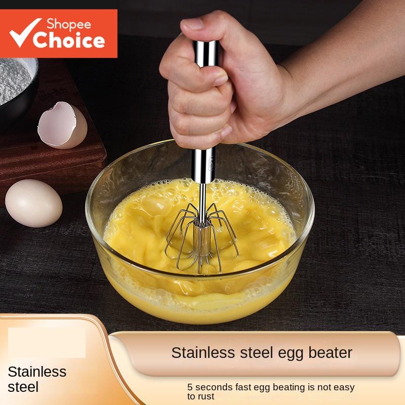 Stainless steel semi-automatic mixer Manual whisk Egg beater Kitchen cooking tools, cheap and ...