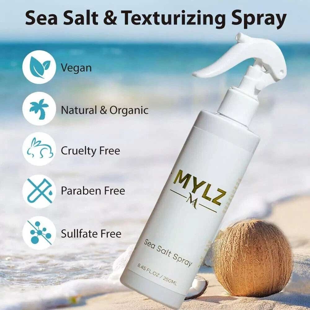 MYLZ Sea Salt Spray Voluffy Hair Spray 250ml – Natural Wave & Lifting Volumizing Texture Spray ...