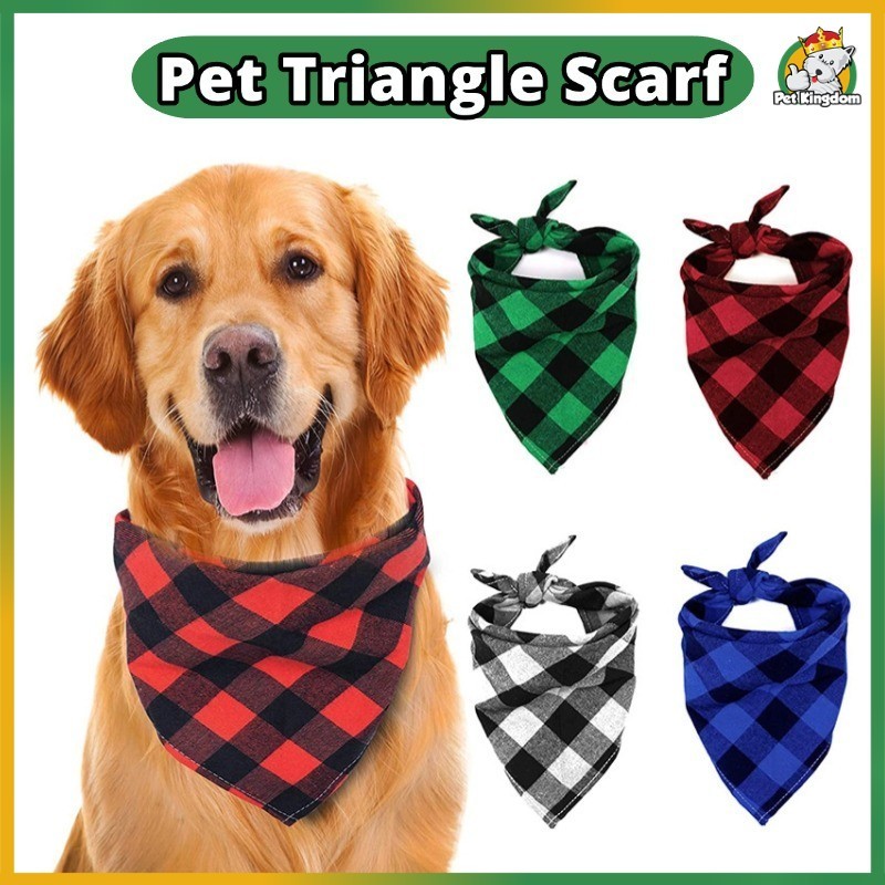 Pet Triangle scarf Adjustable Pet Dog Cat Bandana Dog Scarf Collar Cat ...