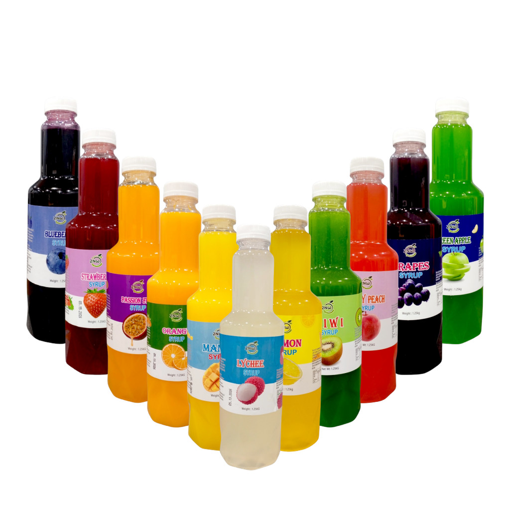 ZNW FRUIT SYRUP Good for Fruit Tea Milk Tea - 1.25Kg | Shopee Philippines