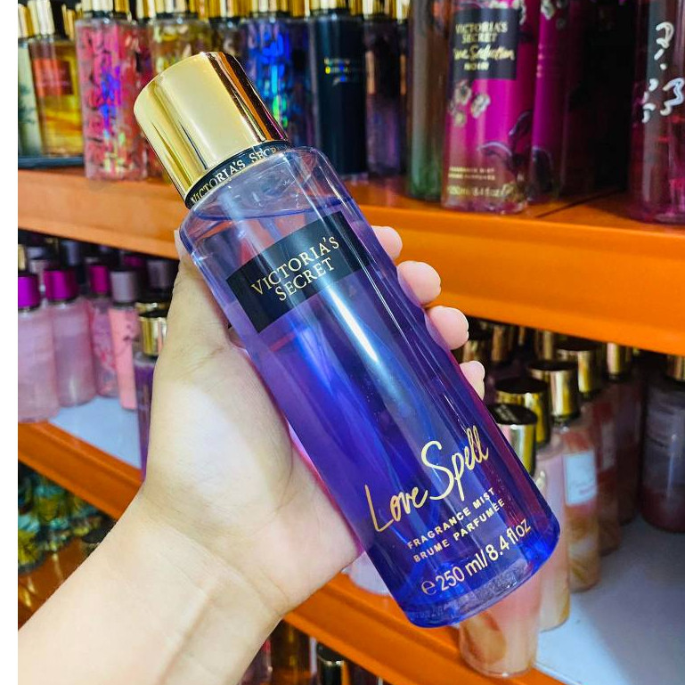 Love spell Victoria's secret Fragrance mist with US Barcode 250ml ...