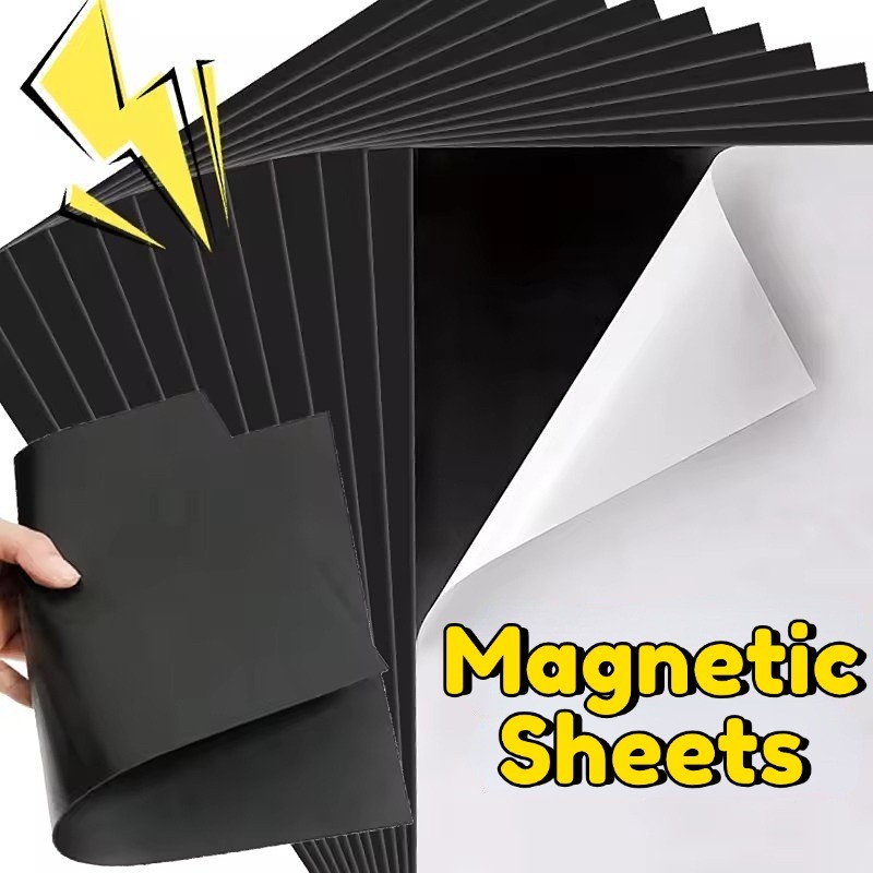 A4 Size Self Adhesive Writable Magnetic Sheet Resuable Rubber Soft ...