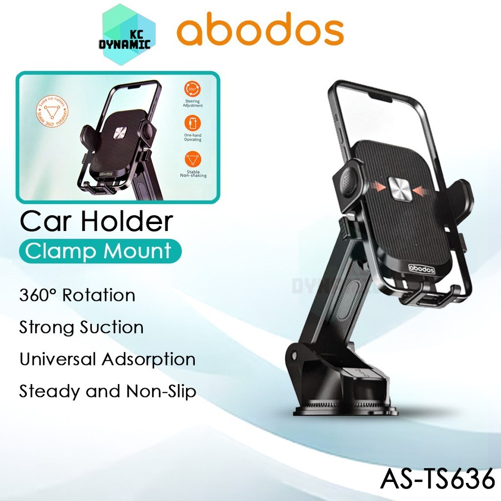 Abodos AS-TS636 Car Holder 360 Degree Rotatable Phone Holder Adjustable ...