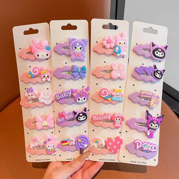 hair clamp for woman hair clamp hair clamp set Children Kuromi Hair ...