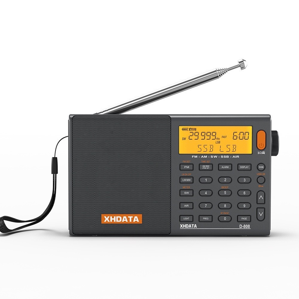 XHDATA D-808 Portable Digital Radio FM Stereo/SW/MW/LW SSB AIR RDS ...
