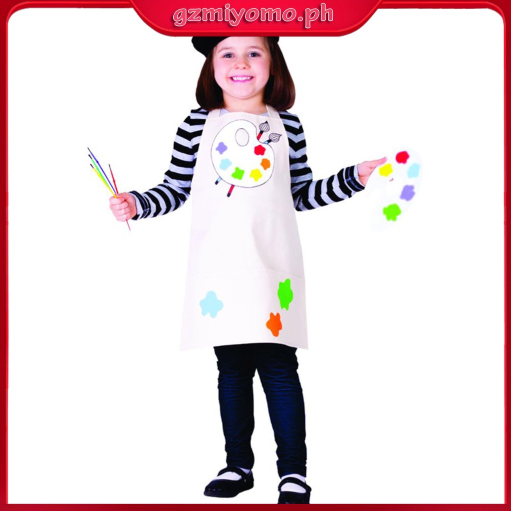 New Child Little Girls Talented Artist Professional Clothing Painter ...