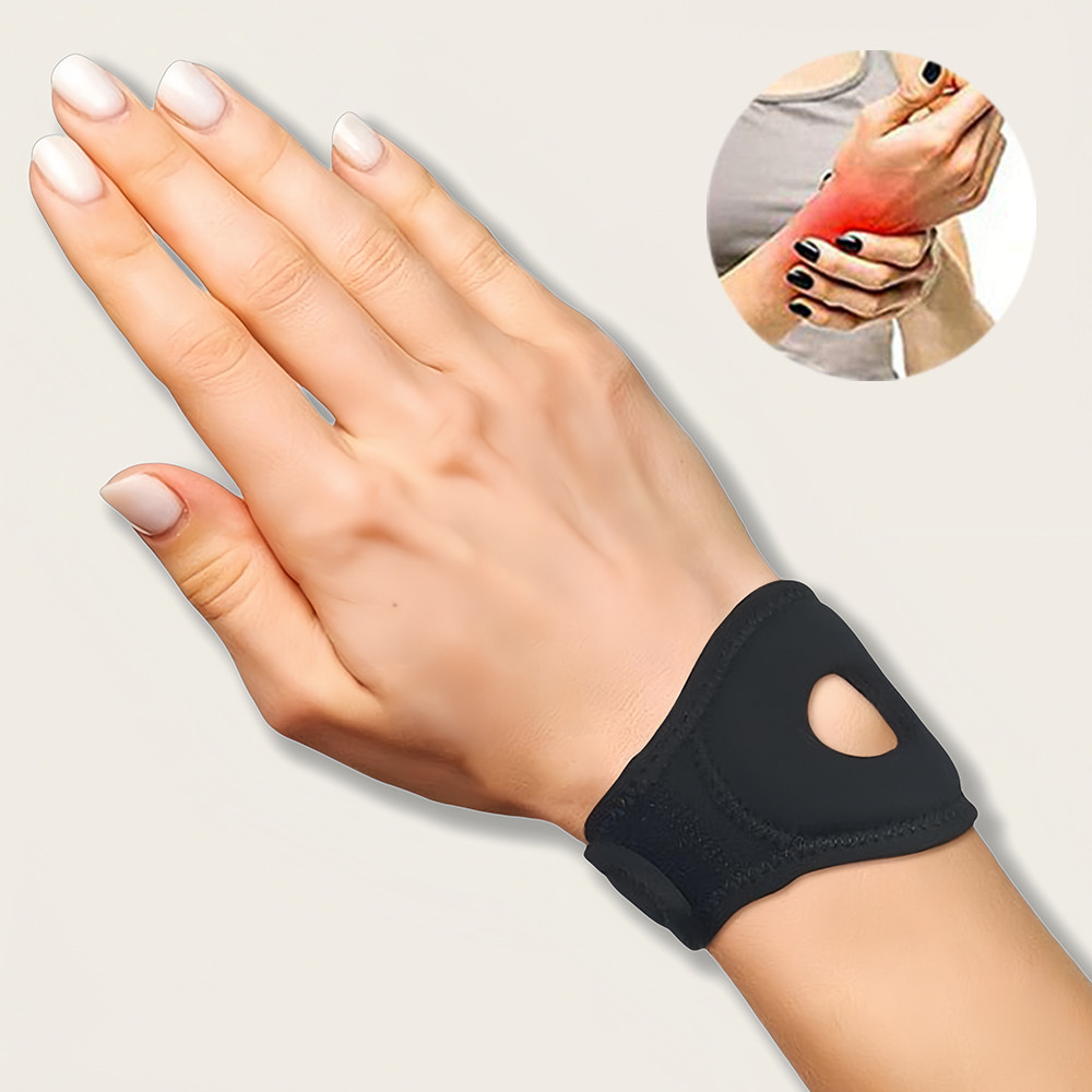 1Pcs Wrist Wrap Compression Brace with Padded Hole for TFCC Tears ...