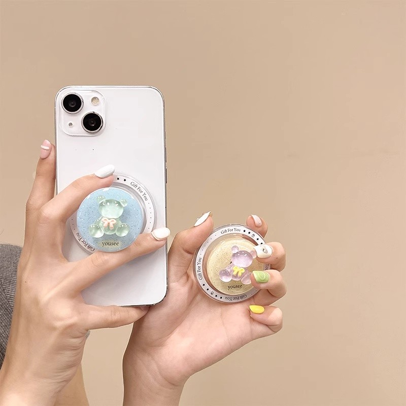 Cute Cartoon Popsocket Magsafe Magnetic Phone Holder for IPhone 16 Pro ...