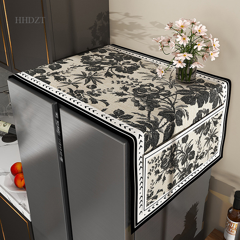HHDZ Anti Dust Cloth Style Refrigerator Anti Dust Cover Cloth Anti Dust ...