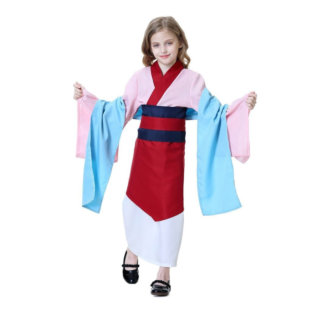 Pink Mulan PrincesscosplayPerformance Stage Costume Summer Huamulan ...