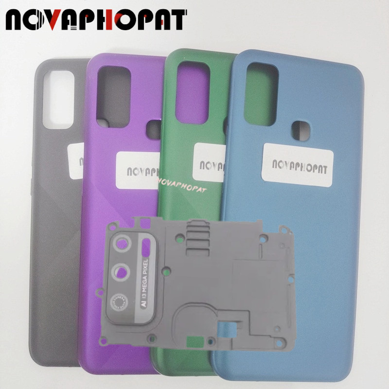 Novaphopat Back Battery Cover For Infinix Hot 9 Play X680 X680B X680C ...