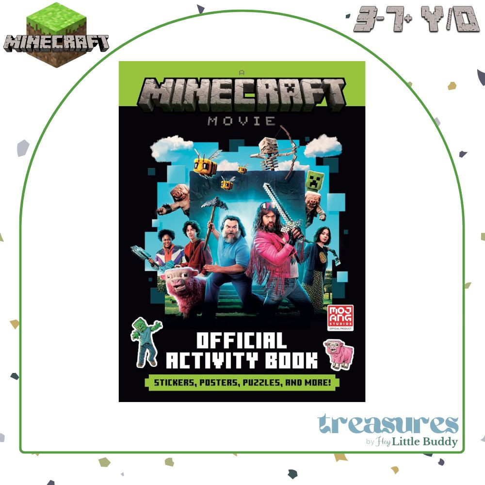 Minecraft Movie Official Activity Book Mine Craft Children Book Steve ...