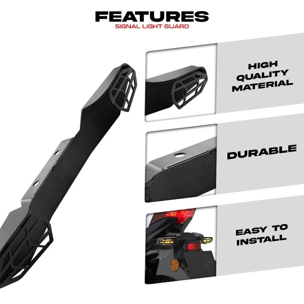 2 in 1 Signal Light Protector Shield Guard Cover for Honda Click 125i ...