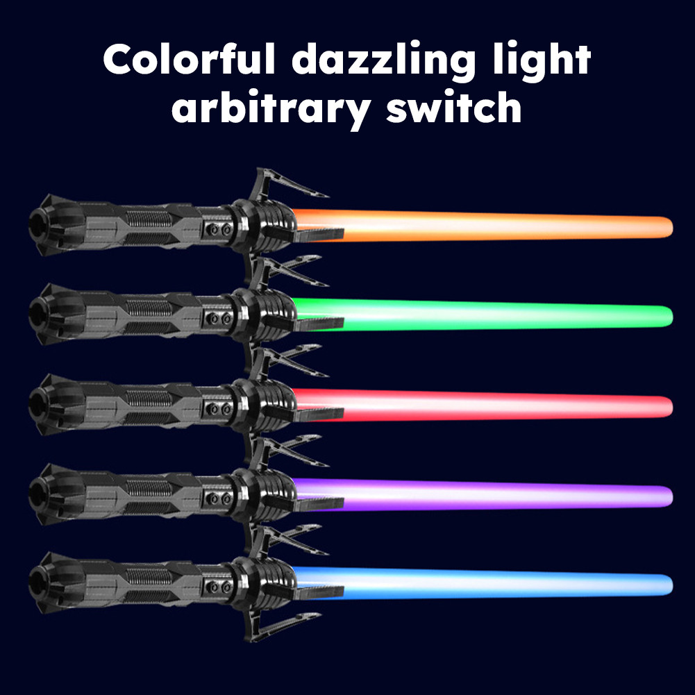 Star Wars Lightsaber Sound Effect Flash Stick Laser Double Sword Toy ...