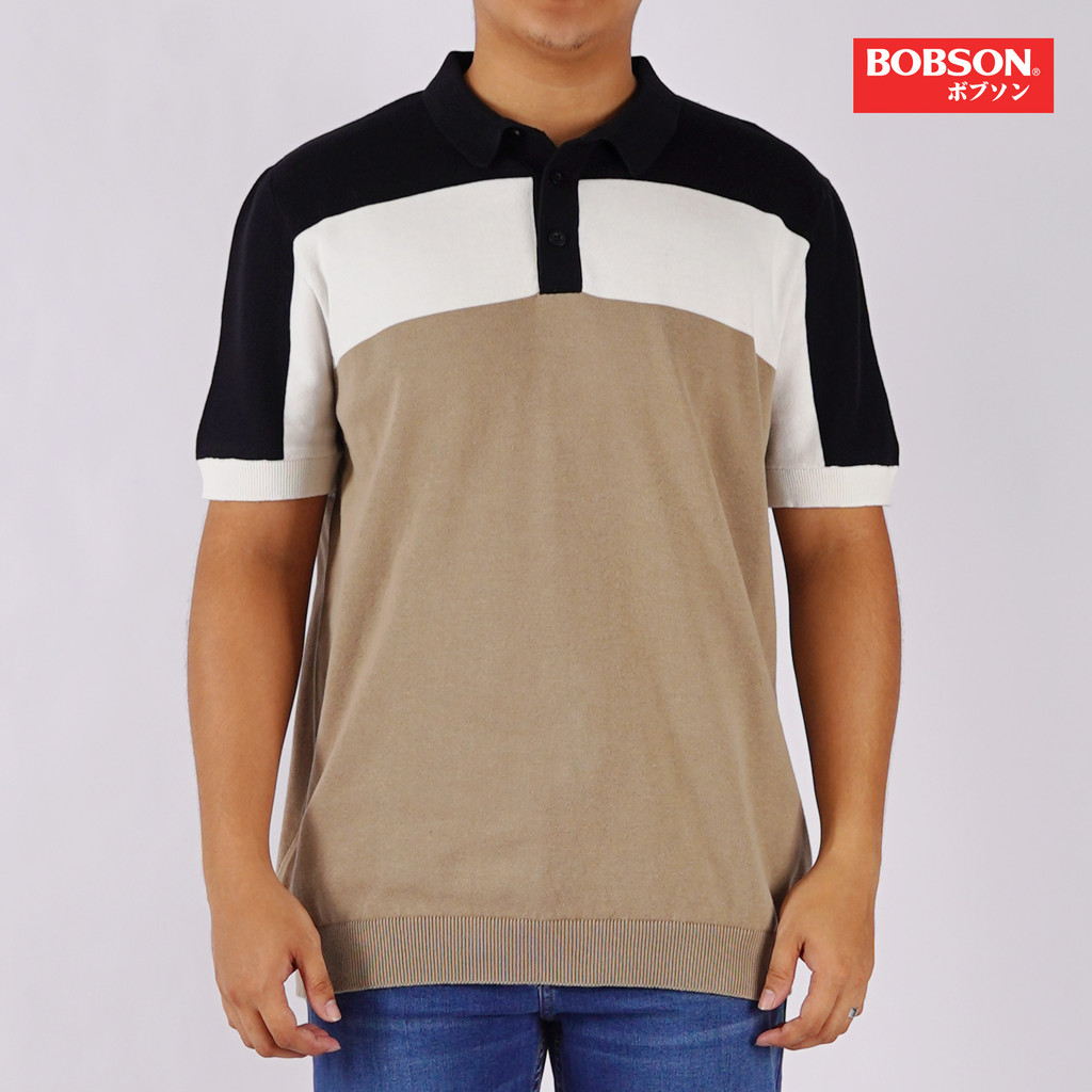 Bobson Japanese Men's Basic Collared Shirt Regular Fit 183492 (Light Brown) | Shopee Philippines