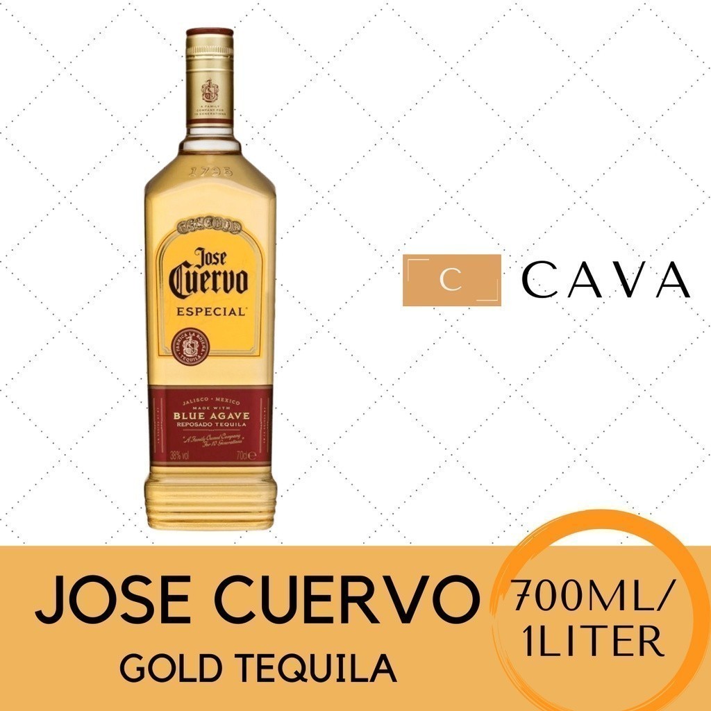 Jose Cuervo Gold Tequila 1 liter Blue Agave Reposado Tequila | Shopee ...