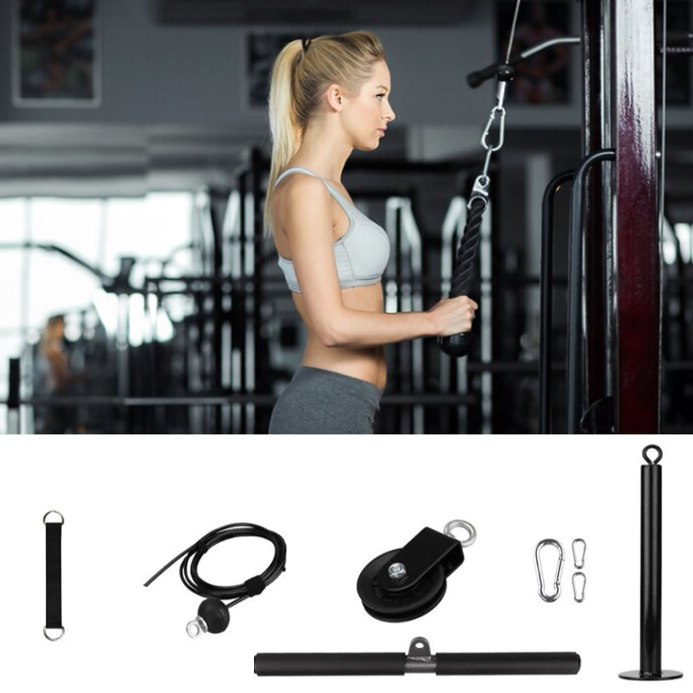 [Didays.ph] Fitness DIY Pulley Cable Machine Attachment LAT Pull Down ...