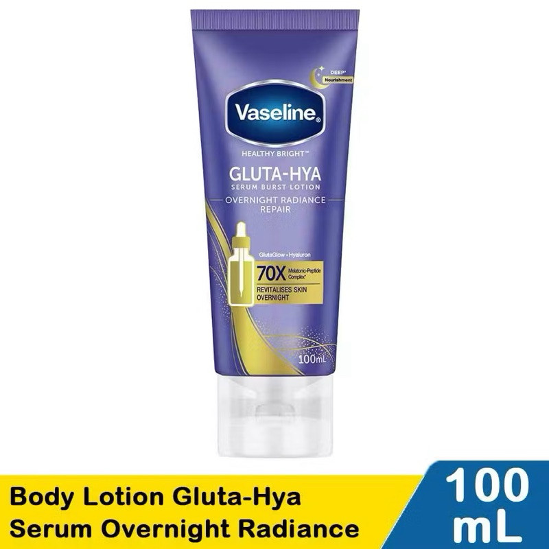 Vaseline Gluta-Hya Overnight Radiance Repair Body Serum 100ml ...