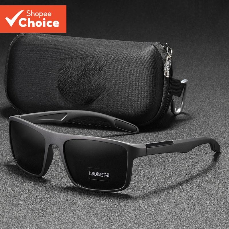 New Lightweight TR90 Polarized Sunglasses for Men - UV400 Blue Light ...