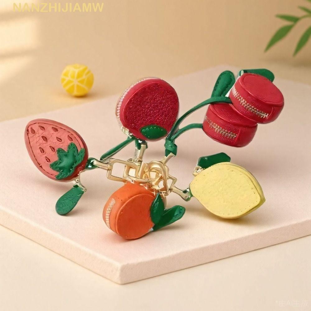 NANZHIJIAMW Fruit Shape Coin Purse, Cherry Strawberry PU Leather ...