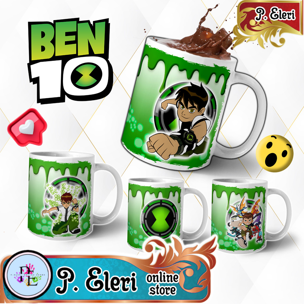 BEN 10 ANIMATION MUG DESIGN P.ELERI O.S. | Shopee Philippines