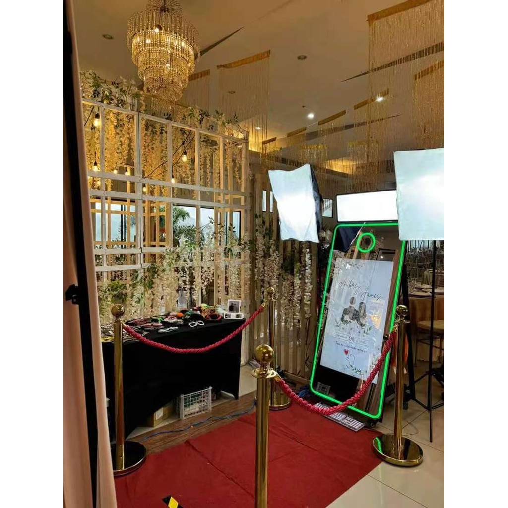Drop Ship 70 Inch Mirror Magic Touch Screen Interactive Selfie Photo booth Machine DLB7 | Shopee ...