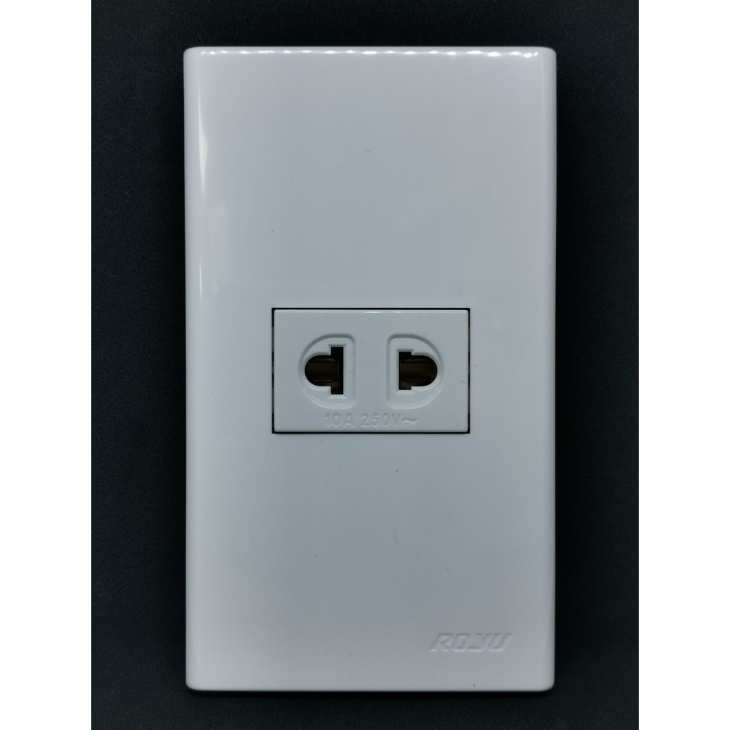 ROYU 1 Gang Universal Outlet with Plate Wide Series 1Gang Universal ...