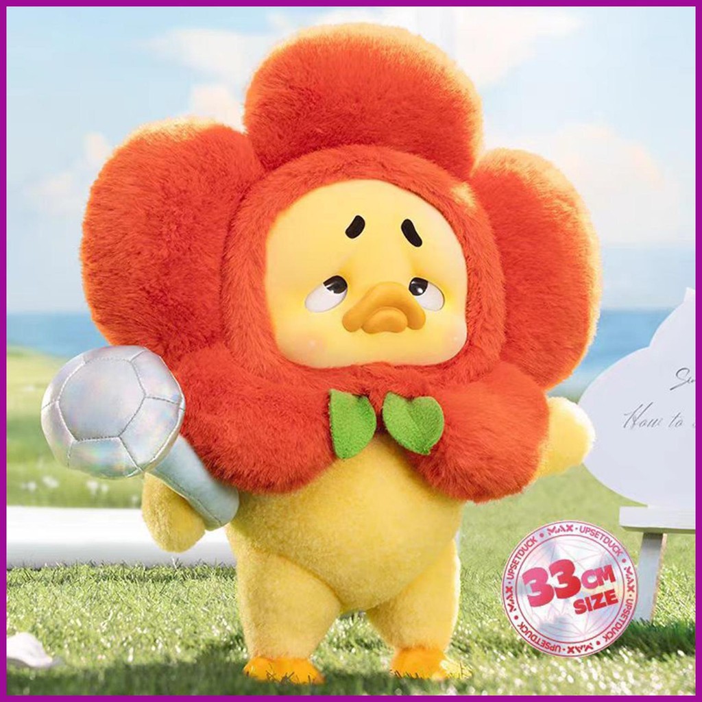 Duck Plushies 33cm Flower Duck Plushie Figure Huggable Duck Plushie ...