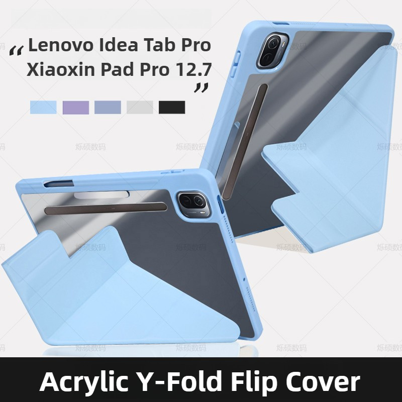 Clear Acrylic Tablet Case For Lenovo Idea Tab Pro 12.7 Case tb373fu Y ...