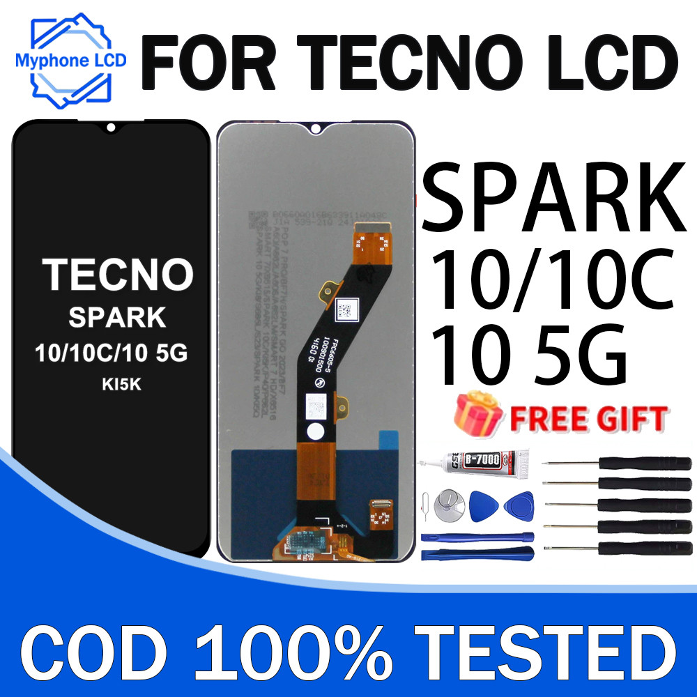 LCD For Tecno Spark 10 / Spark 10C / Spark 10 5G LCD Display Touch ...