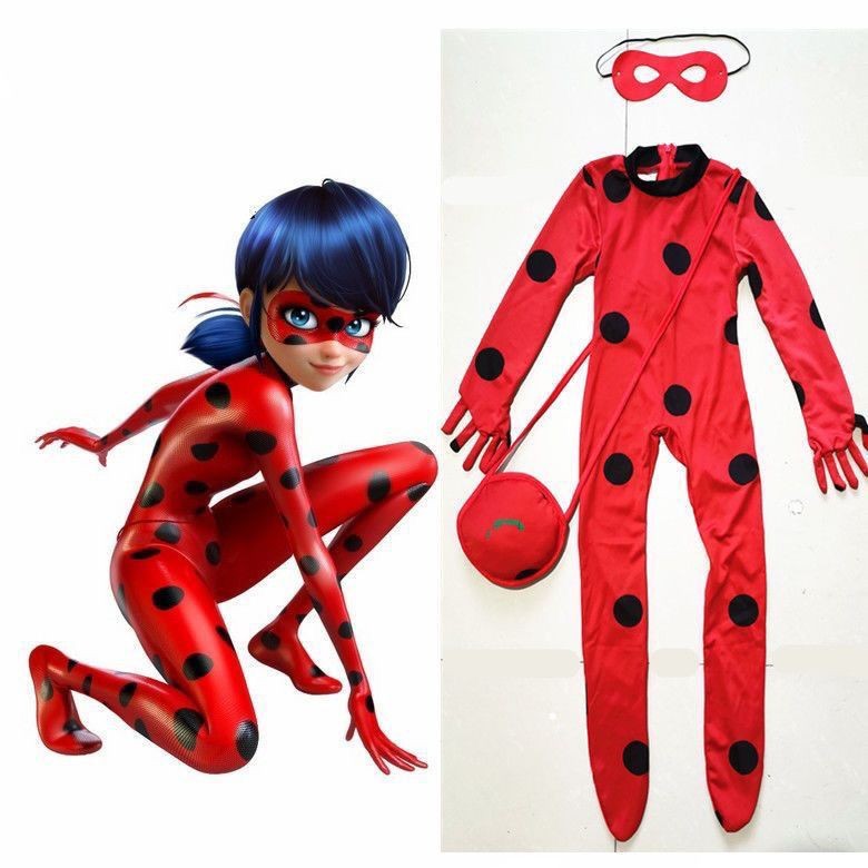 Miracle girl costume cosplay children ladybug girl reddy sta奇迹少女服装 ...