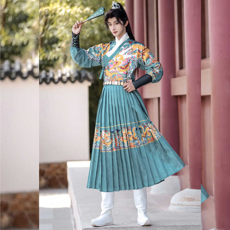 Chinese Traditional Clothing Made Flying Fish Clothing Full Set Ming ...