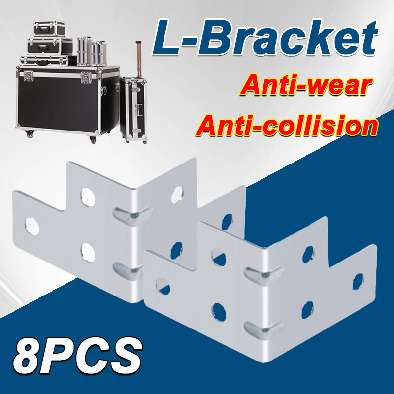 8Pcs L Brace for Flight Case Accessories L Brackets Flight Case Side ...