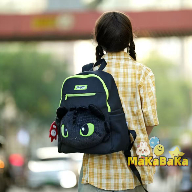 Genuine How to Train Your Dragon Toothless Backpack Cute Cartoon ...