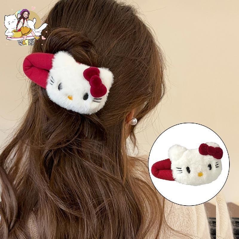 Kitty Cat Hairstyle Straight Hairstyle With Side Bangs Cute Cartoon ...