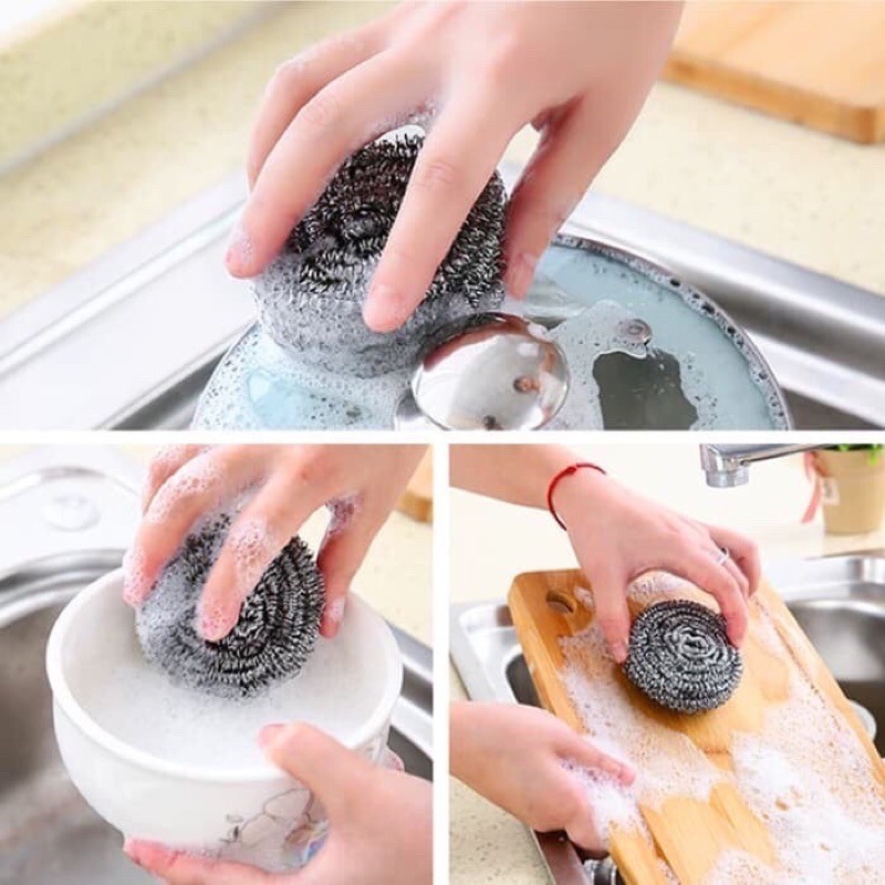 RN Dish Washing Sponge Economical WIRE anti-rust pan sponge brush ...