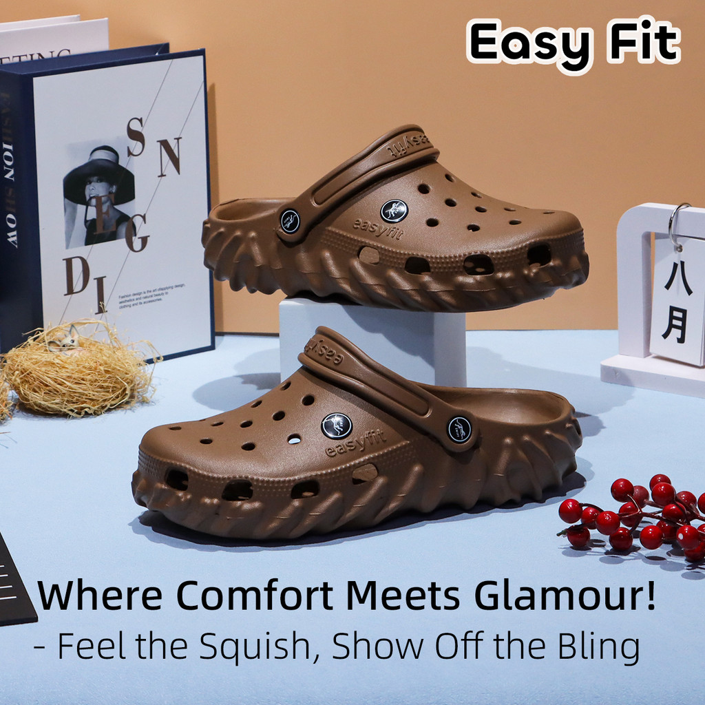 Easyfit Men’s Clogs Hole Shoes Breathable & Comfort Sandals Fashion ...