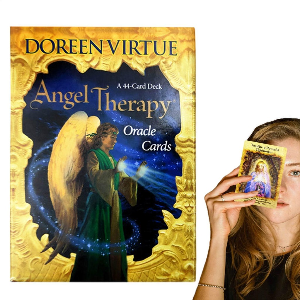Angel Therapy Oracle Cards Deck Entertainment Board Game Divination ...