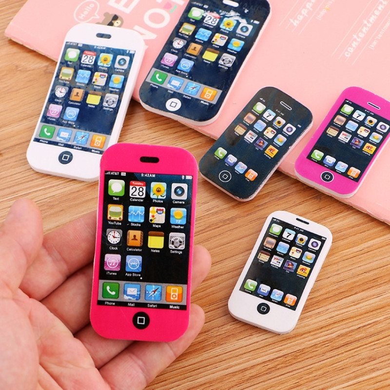 Cute Cartoon Phone Eraser Elementary School Prize Gift Children's ...